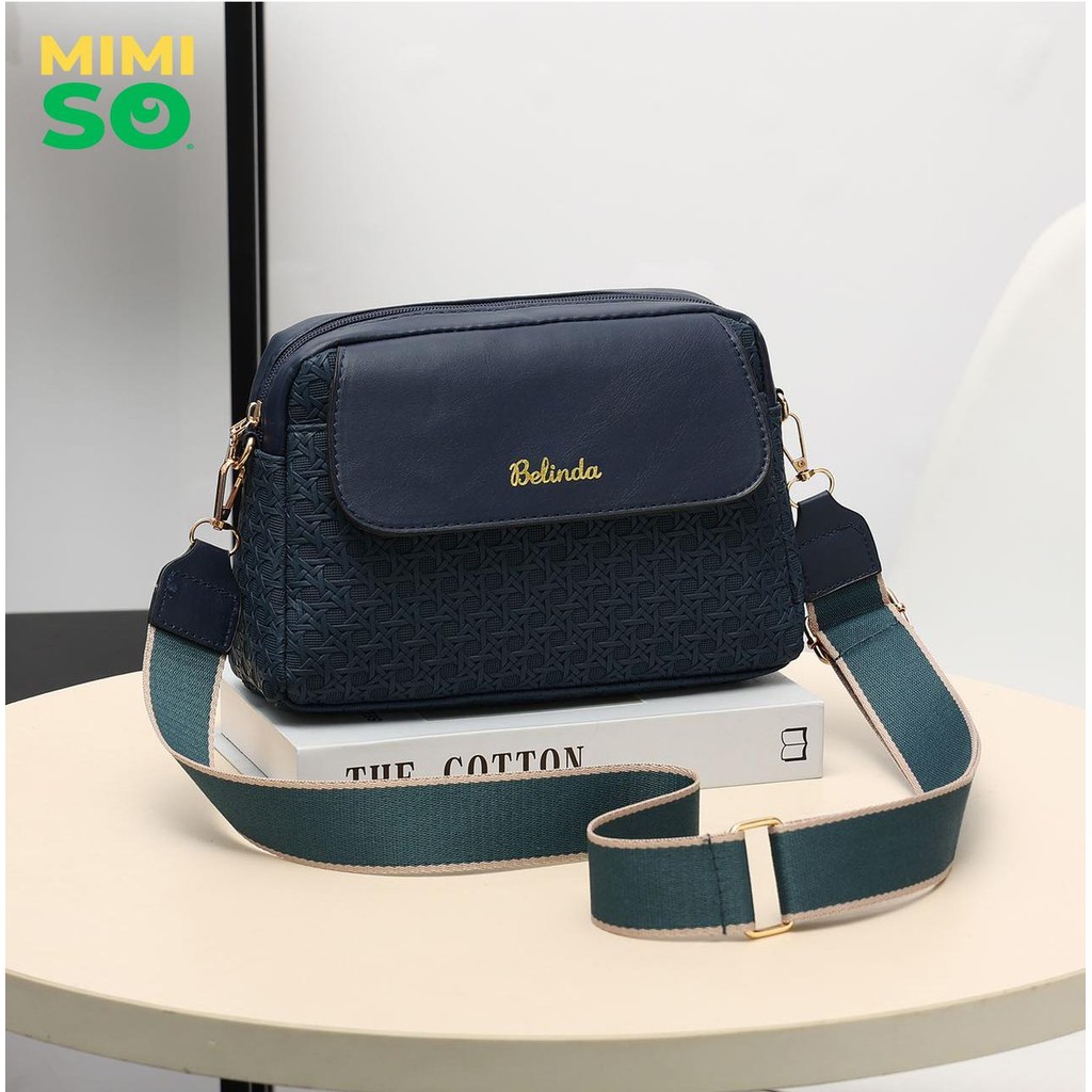 MIMISO Sling Shoulder Bag High Quality Wave Pattern Zipper Widea ...