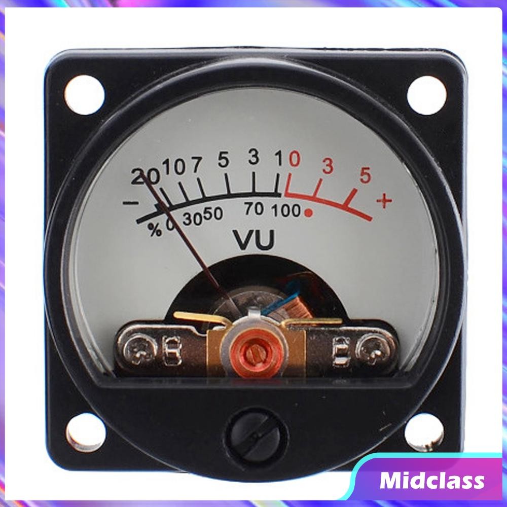 6V-12V Panel VU Meter Warm Back Light Recording 500UA VU Meter Audio Level Amp [Midclass.ph ...