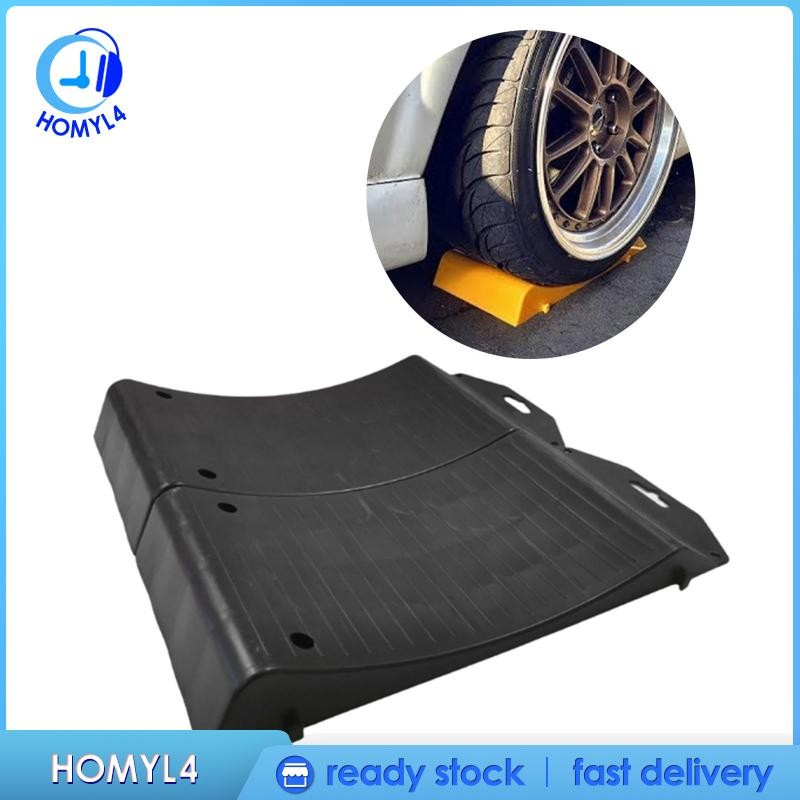 [Homyl4] Car Chocks RV Tire Changing Ramp Practical Stable Curved ...