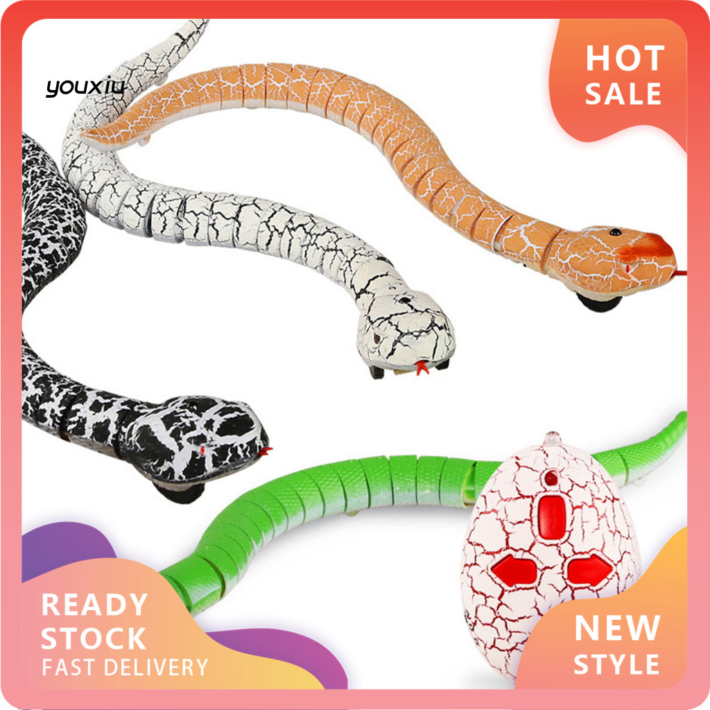YX Snake Model Toy Realistic Infrared Remote Control Snake Toy Fun ...