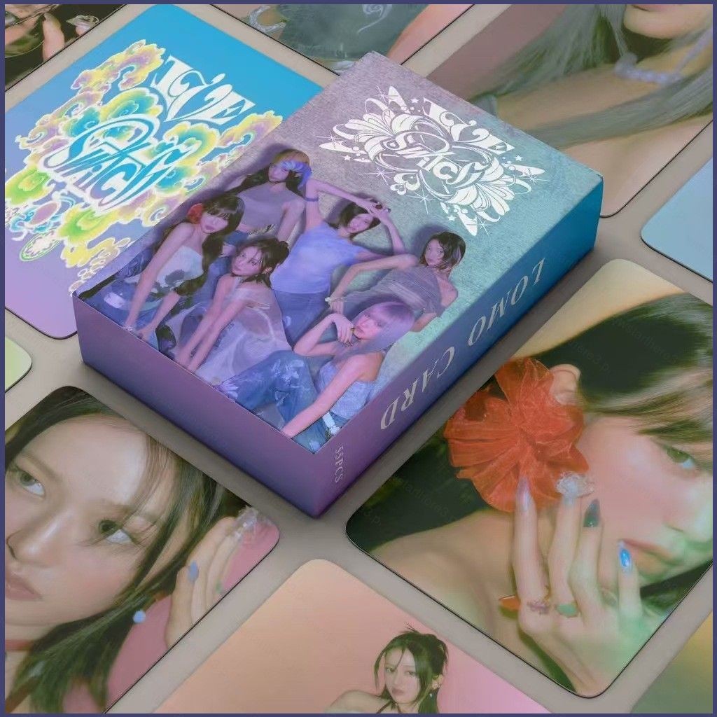 YE 55PCS/Set IVE Wonyoung Lomo Cards Albums IVE SWITCH Heya Yujin Gaeul ...