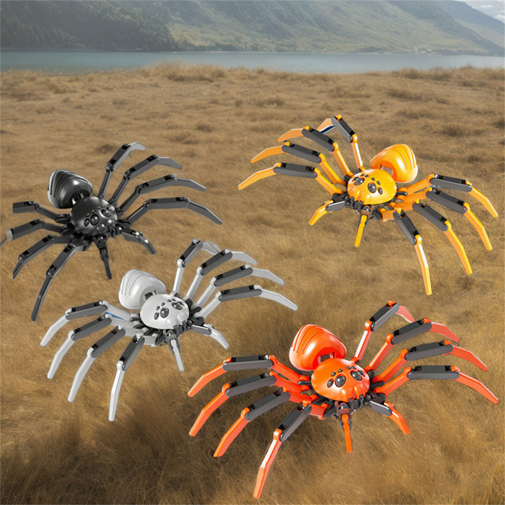 Spider assembly model multi-joint movable spider creative animal DIY ...