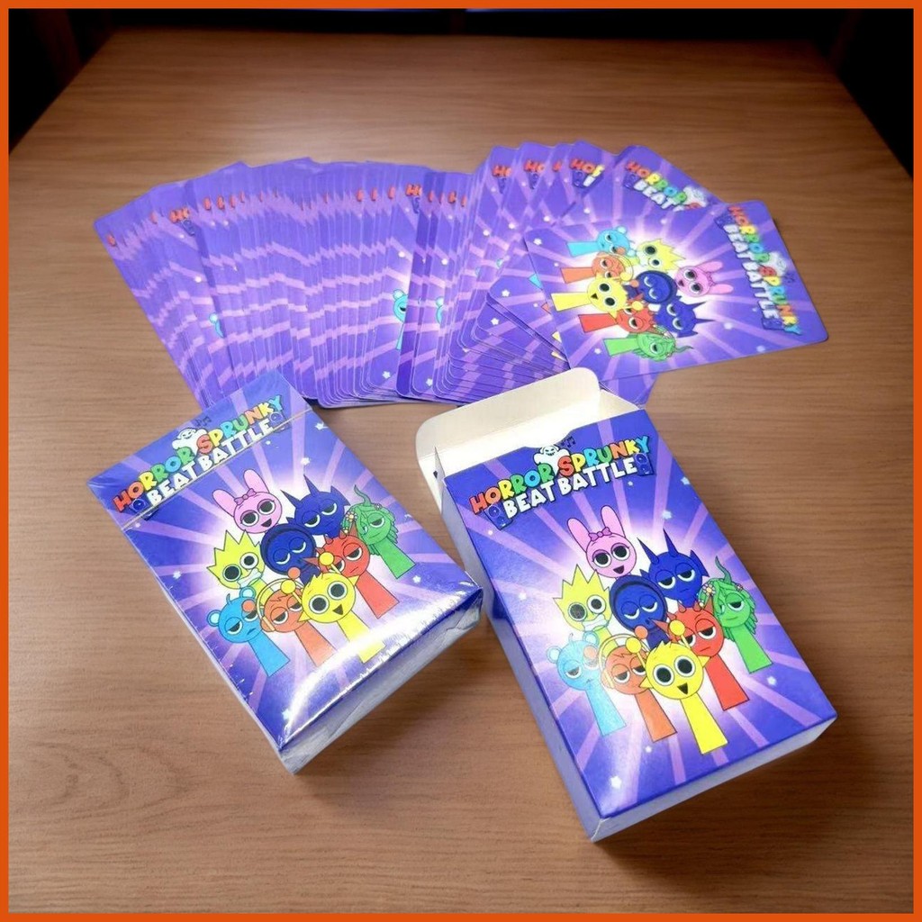 For Sprunki Anime Card 54X Assorted Collectible Card Character ...