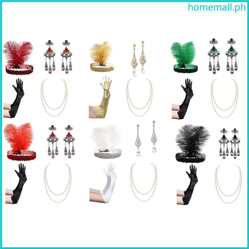 HO 1920s Gatsby Accessories Set for Women Roaring 20s Accessories ...