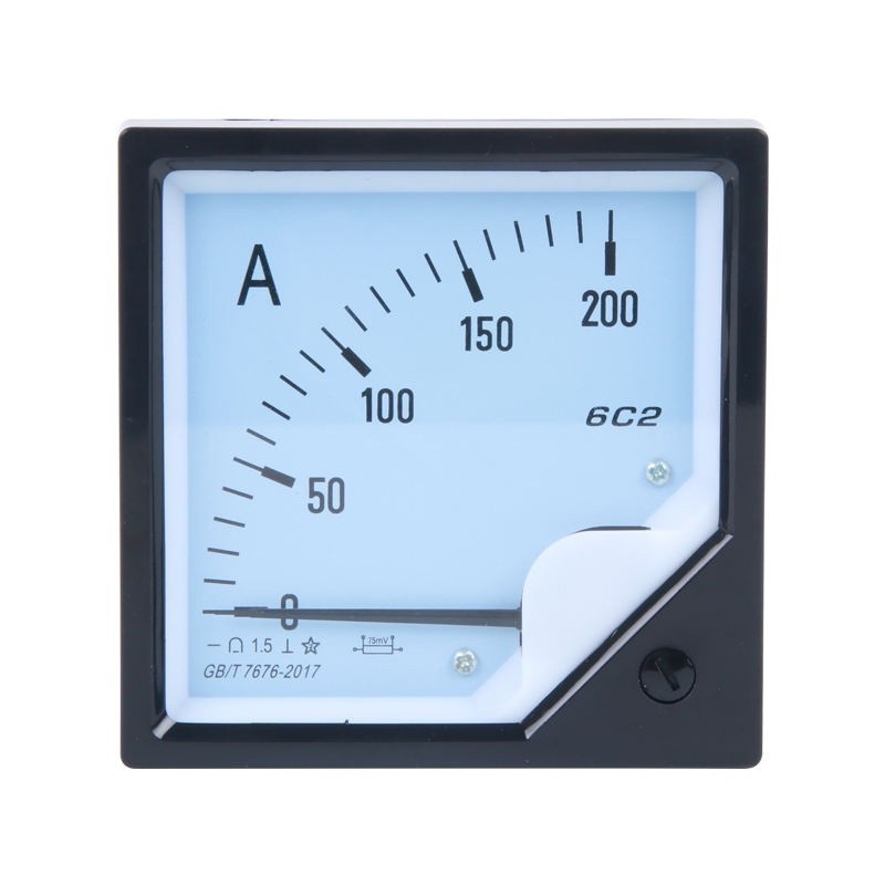 ♫DC voltmeter pointer ammeter instrument 6C2-V A DC digital electricity ...