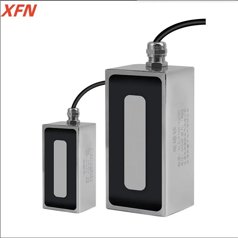 Rectangular Electromagnet Long Bar Strong Suction Electric Magnet DC ...