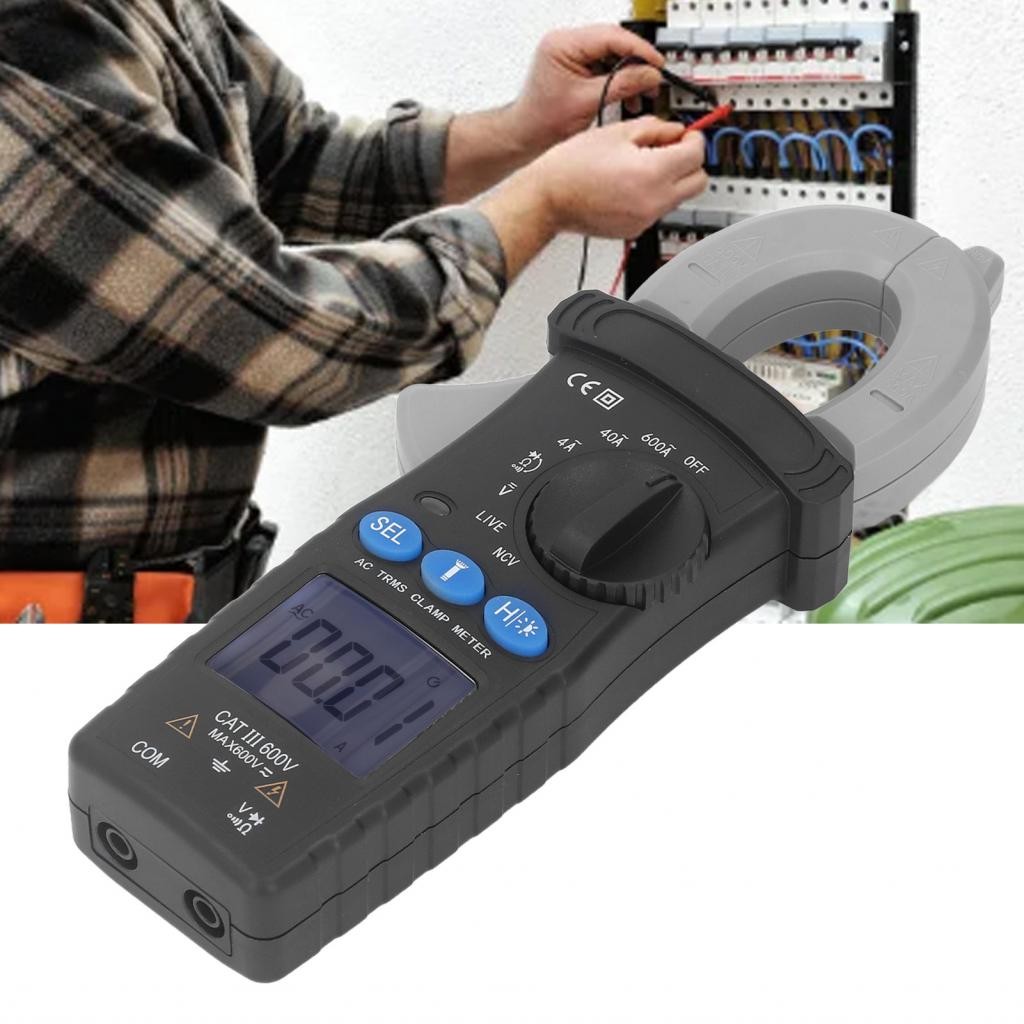 Smart Clamp Multimeter 600A Non Contact Backlight Digital Displayed ...