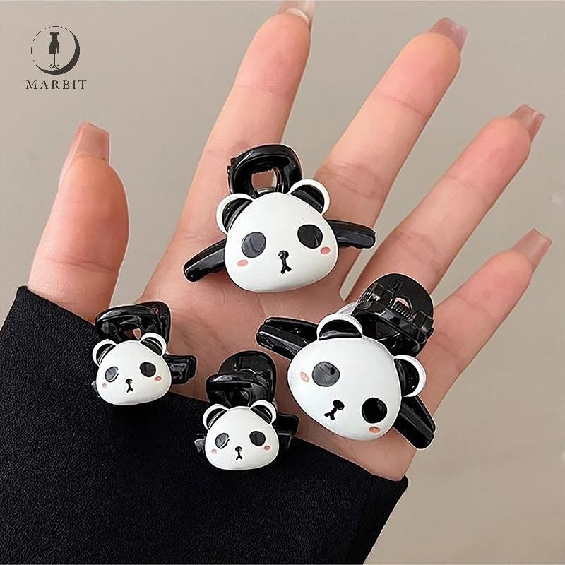 Marbit 1/2Pcs Cartoon Panda Mini Hair Clip For Women Girls Cute Sweet ...