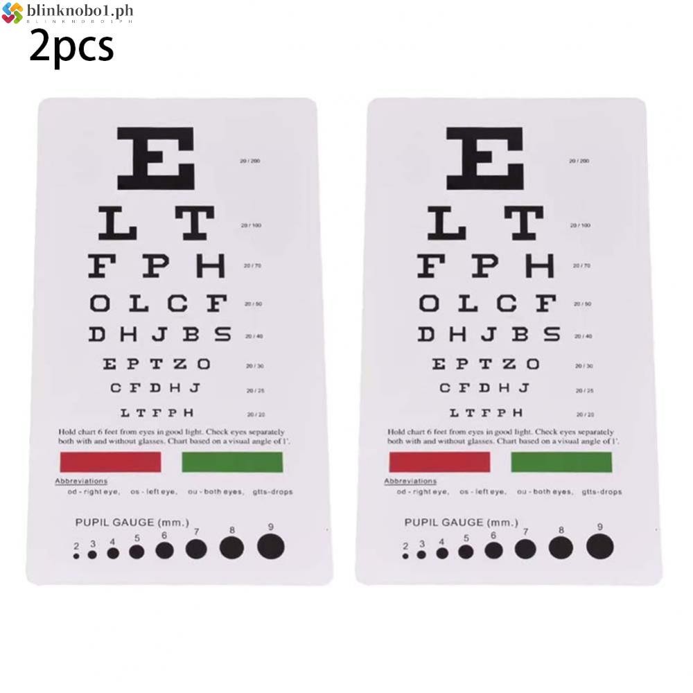 Eye Chart Set with PD Ruler for Accurate Vision Testing and Assessments ...