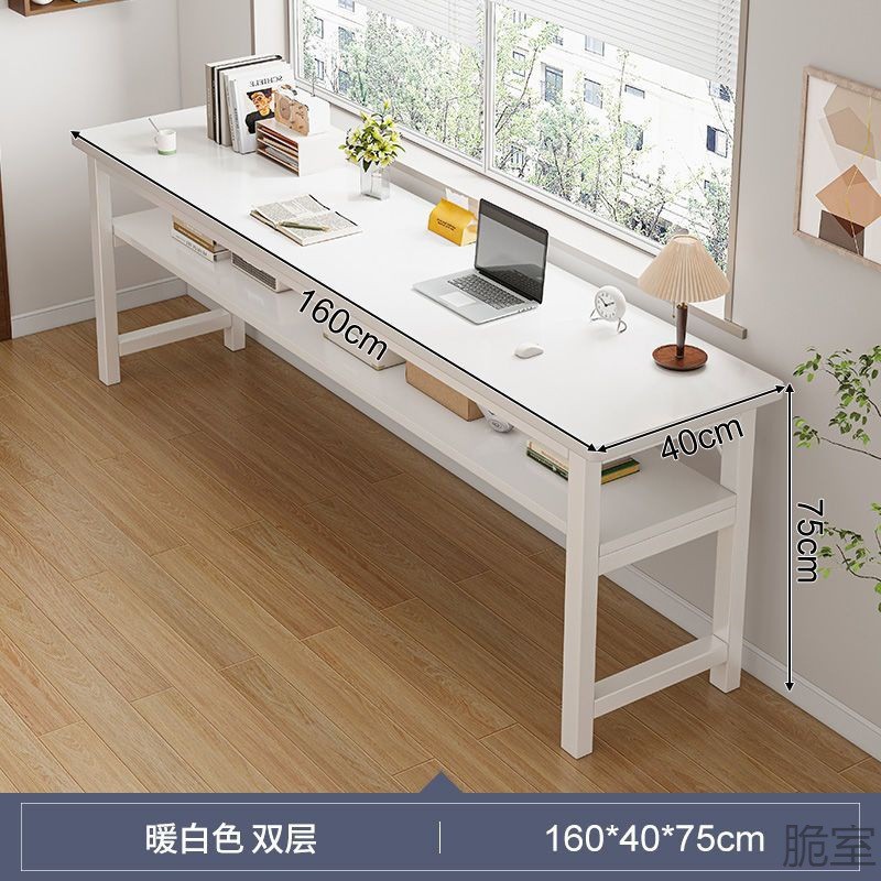 Computer Desk Workbench Wall New Study Table Ultra Narrow Rectangular ...