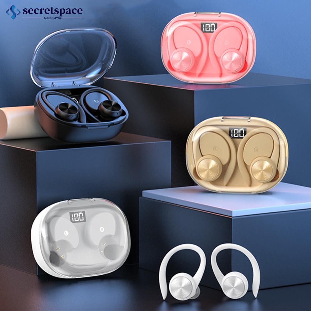 SECRETSPACE AI Intelligent Translation Bluetooth Headset Hanging Ear ...