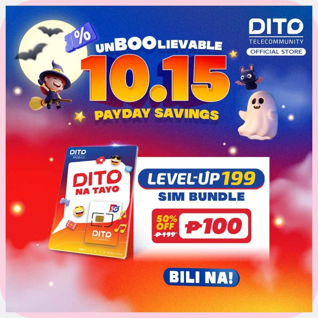 DITO#M'5G>am)SIM)Zj>with)HE?Level-Up*Oc?199*IM?Bundle*h?(16GB*Q?Data ...