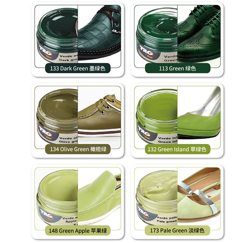 Imported Complementary Color Shoe Polish Green Dark Green Shoe Polish ...