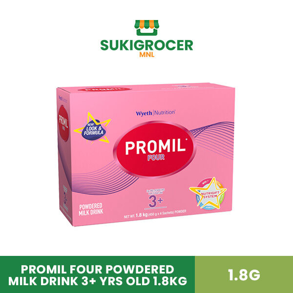 Promil Four Powdered Milk Drink 3+ Yrs Old 1.8kg [Expiration: May 31 ...