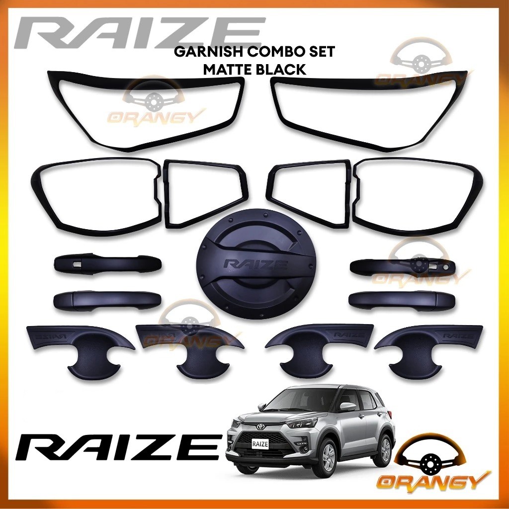 Toyota Raize 2022 to 2025 1.0 Turbo CVT / 1.2 G CVT Garnish Combo Set ...