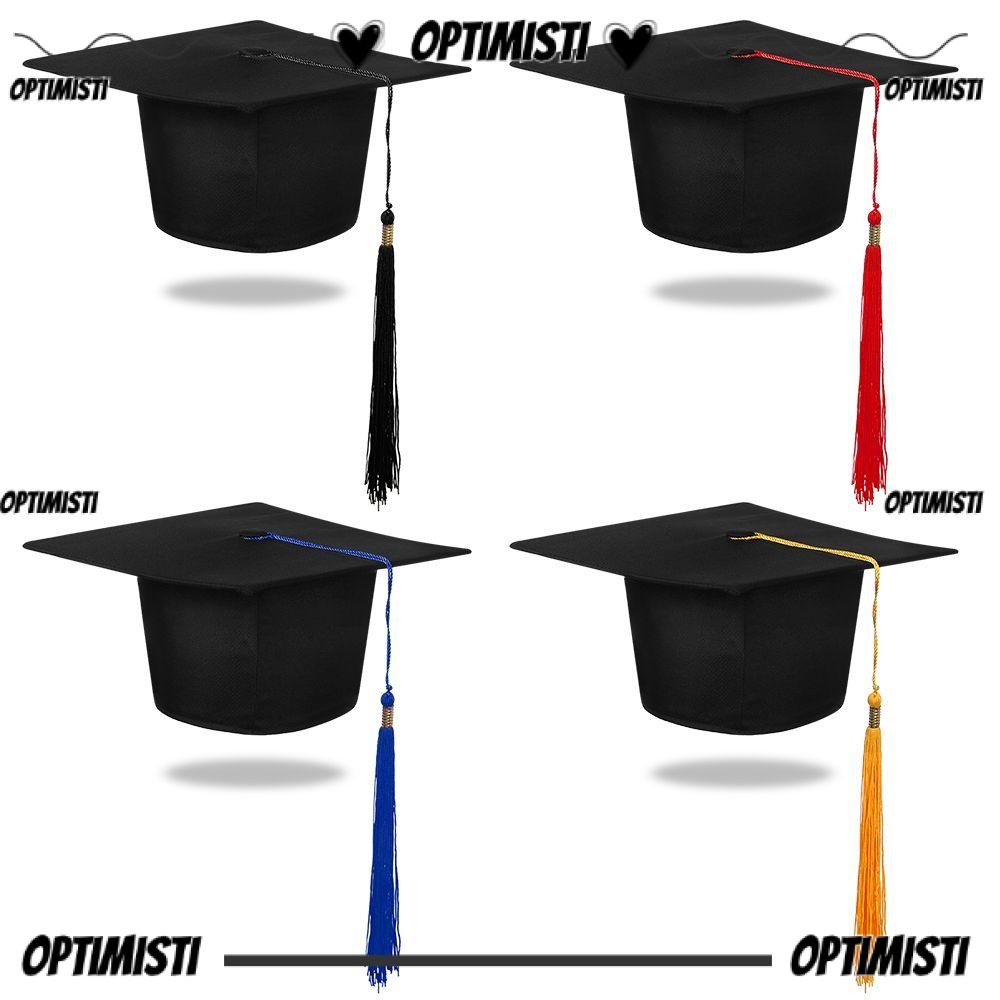 OPTIMISTI Graduation Hat, Congrats Grad University Mortarboard Cap ...