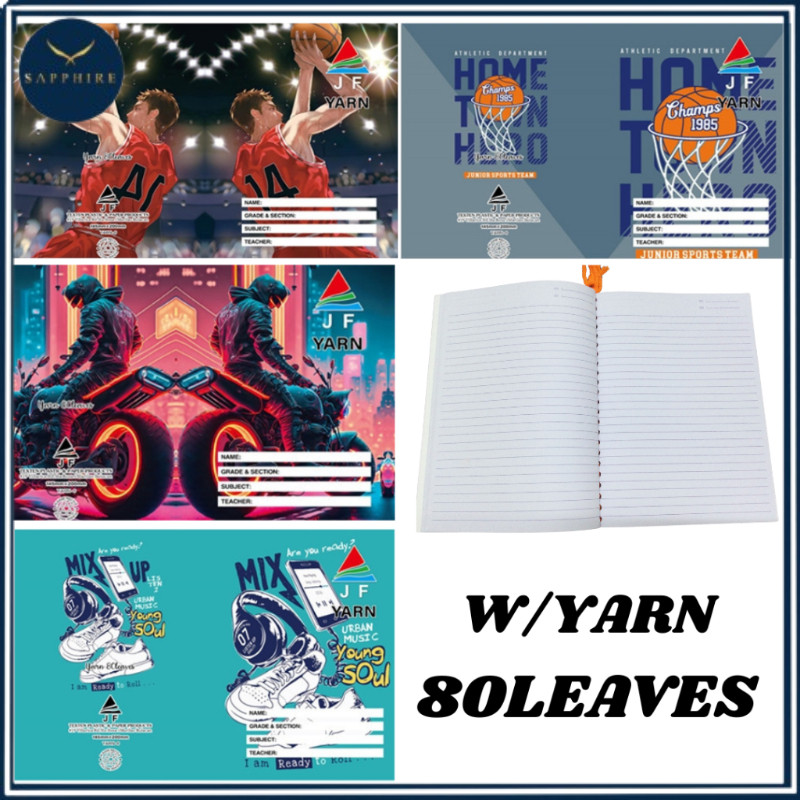 SAP 1PC SPIRAL NOTEBOOK WITH YARN/ELEMENTARY/HIGHSCHOOL SPRING NOTEBOOK ...