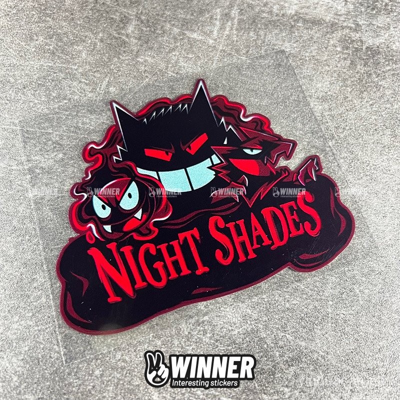 Hot-Selling Creative Car Stickers Original Prank Gengar Car Stickers ...