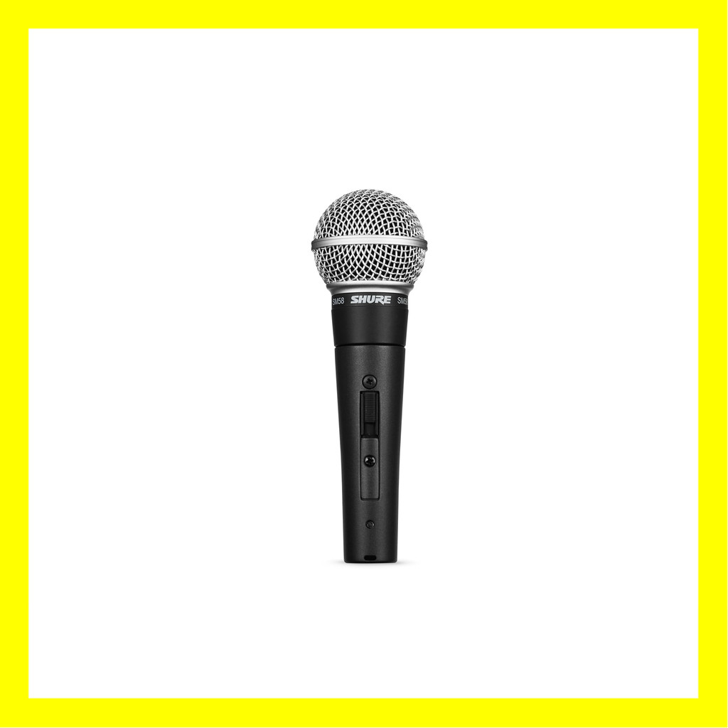 SHURE Dynamic Microphone SM58SE: With ON/OFF switch, screw for ...