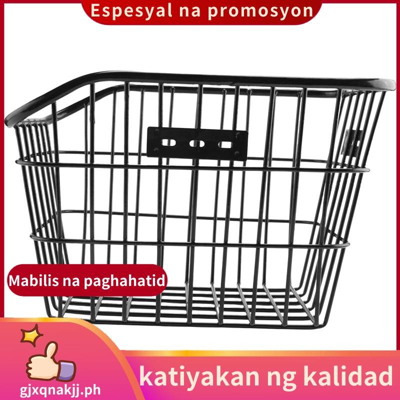Rear Bike Basket Waterproof Large Capacity Metal Wire Bicycle Basket ...