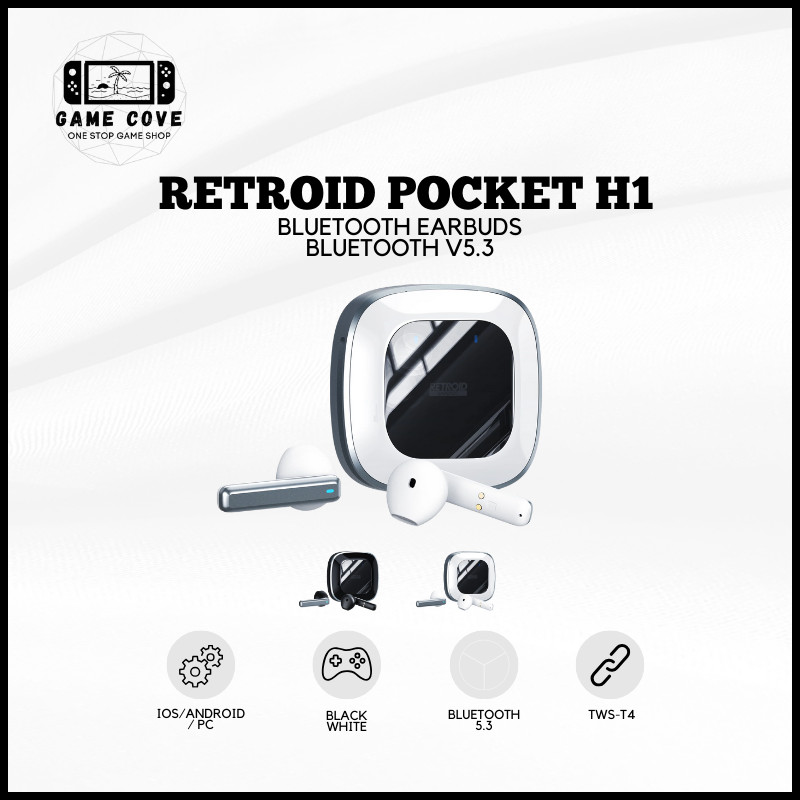 Retroid Pocket H1 Retroid Pocket Bluetooth Earbuds | Game Cove PH ...