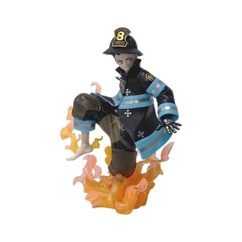 Fire Force Shinra Kusakabe & Arthur Boyle Figures Anime Statue ...
