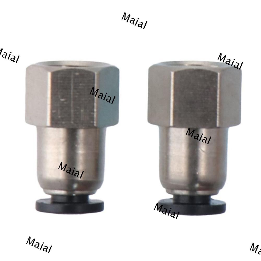 MAIAL 2pcs Tube Fitting Adapter, 1/8 NPT Female Black Push To Connect ...
