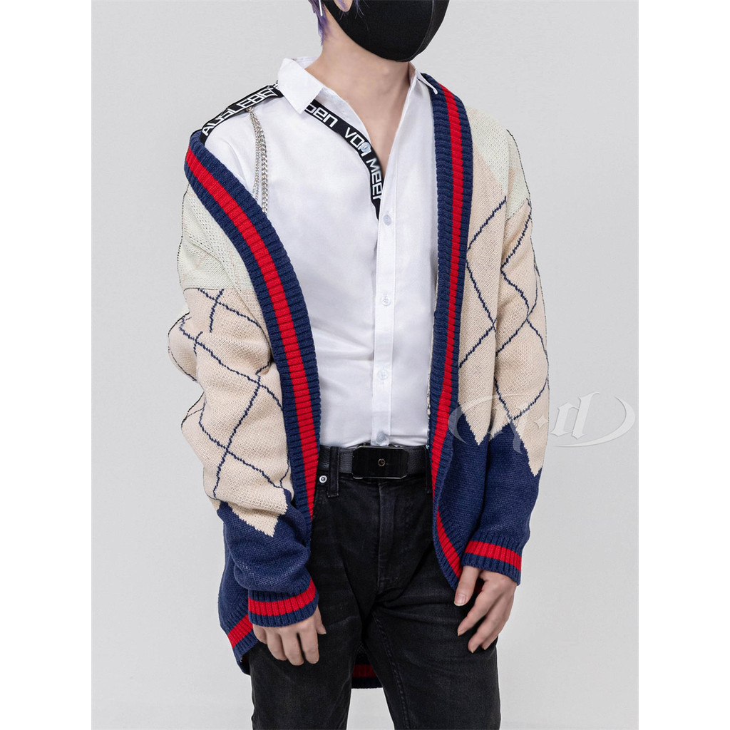 Love and Deepspace Rafayel Asymmetric romantic iron chain shirt sweater ...