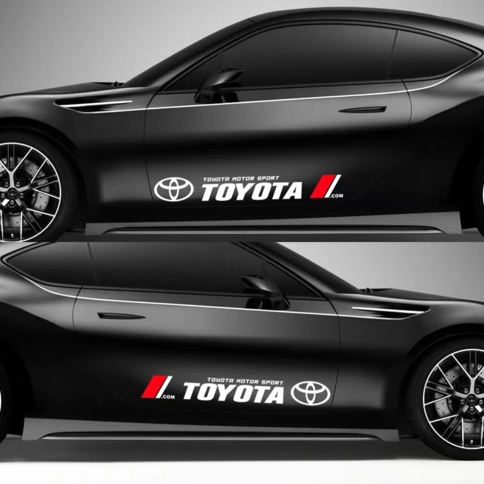 Toyota Car Decoration Scratch Blocking Sticker Suitable for RUSH WIGO ...