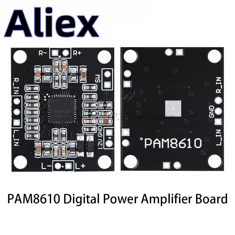 PAM8610 digital power amplifier board 2 x15w dual channel stereo mini ...