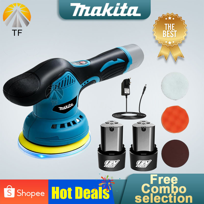 MAKITA Cordless polishing Machine Buffer Car Polishing and Waxing set ...