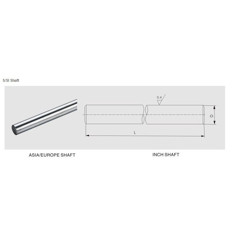 NEW 4pcs/lot 8mm x 300mm length 8mm linear shaft 300mm Cylinder linear ...