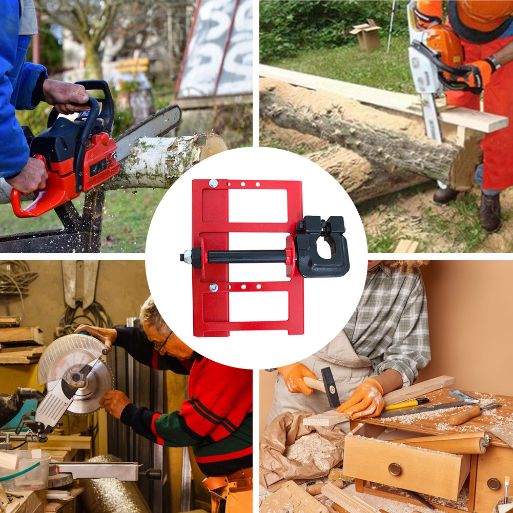 Chainsaw Mill Vertical Lumber Cutting Guide Steel Portable Sawmill Tool ...