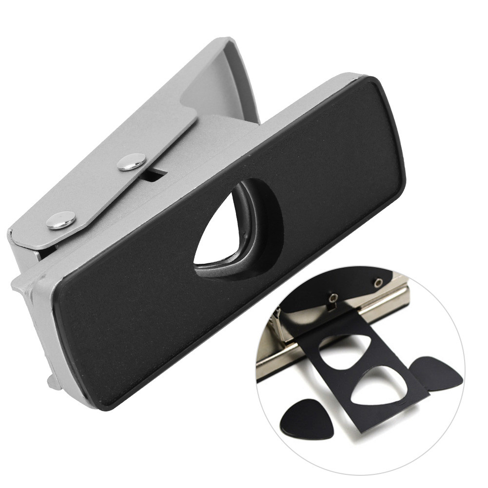 Pick Maker DIY Guitar Punch Cutter Tool Kit With 2 Strips Black or Grey ...