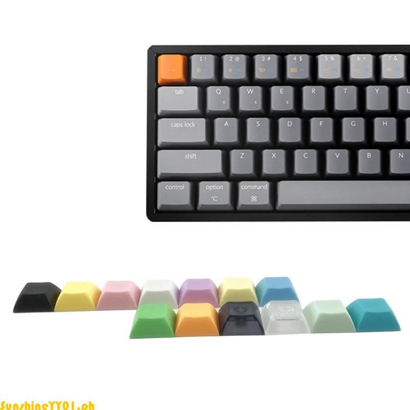 SUN 100 Keys PBT Keycaps Backlit 1U DSA Profile Mixded Color ...
