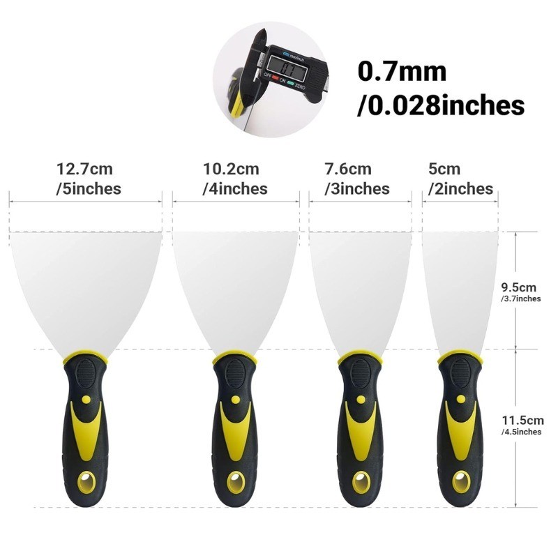 Stainless steel paint scraper putty scraper Spatula Putty Knife Scraper ...
