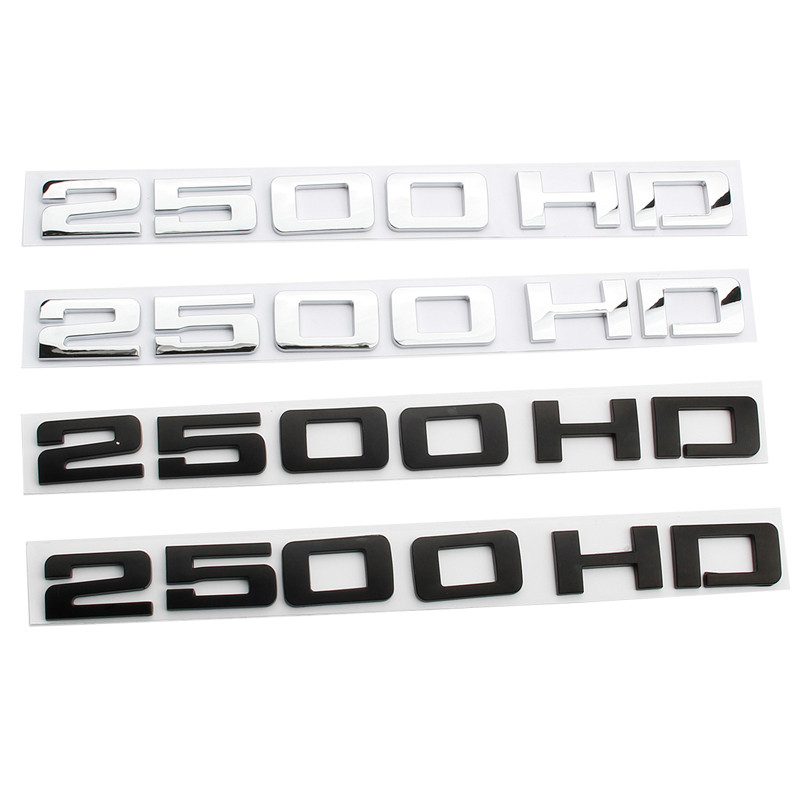 Car 3D ABS Chrome 2500 HD Decals Sticker For Chevrolet GMC Silverado ...