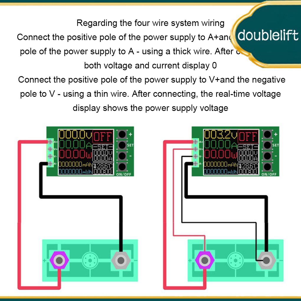 77-Inch Color Screen CNC Load 150W 10A Four Wire System Voltage Ammeter ...