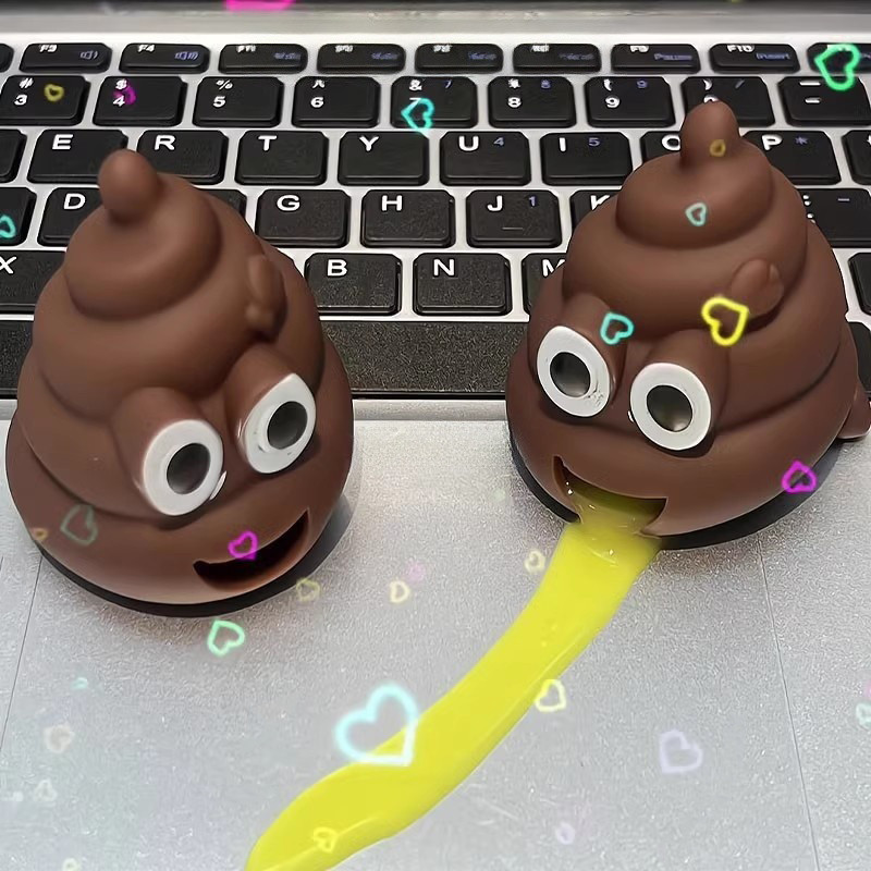 Funny Puking Poop Squeeze Toy Stress Ball Toys Students Birthday Gifts ...