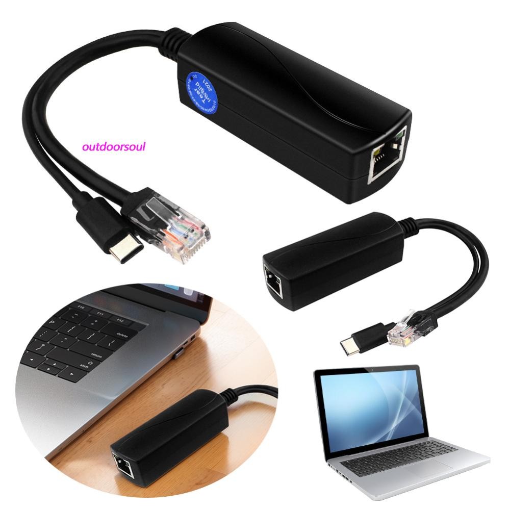 PoE Splitter USB TYPE C 5V IEEE802.3af/at Compliant for Raspberry Pi 5 [outdoorsoul.ph] | Shopee ...