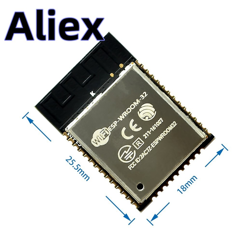 ESP-32S ESP-WROOM-32 ESP32 ESP-32 Bluetooth and WIFI Dual Core CPU with Low Power Consumption ...