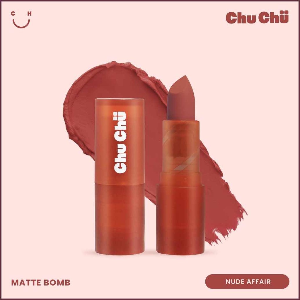 Chu*zi`Chu[Xc>Beauty^KX:Matte$iZ/Bomb$QW/in$By/Nude$gn/Affair | Shopee ...