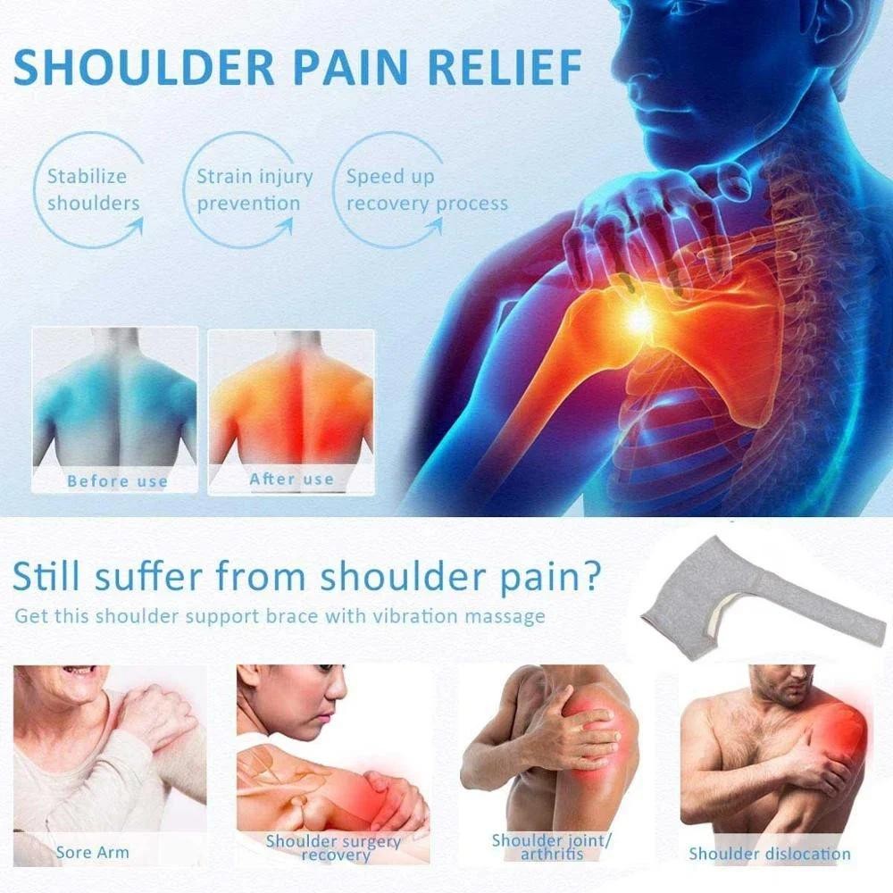 1Pcs Compression Shoulder Brace Women Men Pain Relief Rotator Cuff ...