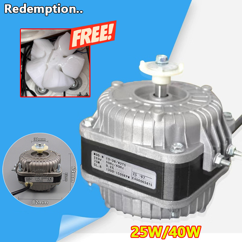 25W/40W Refrigerator Freezer Cooling Fan Motor Freezer Motor Condenser ...