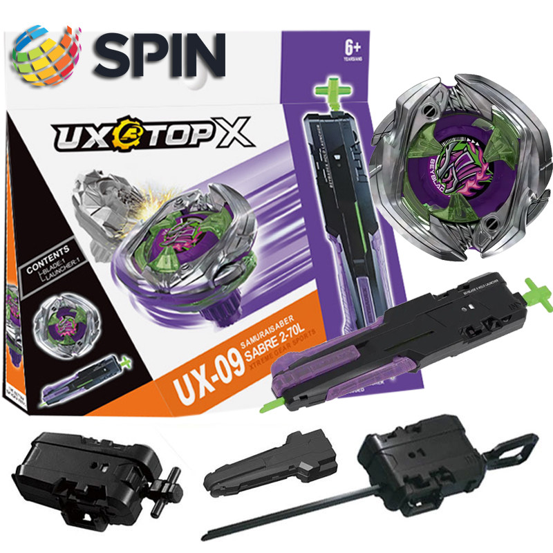 Beyblade X UX-09 Samurai Saber Beyblade Xtreme with Launcher Led Grip ...
