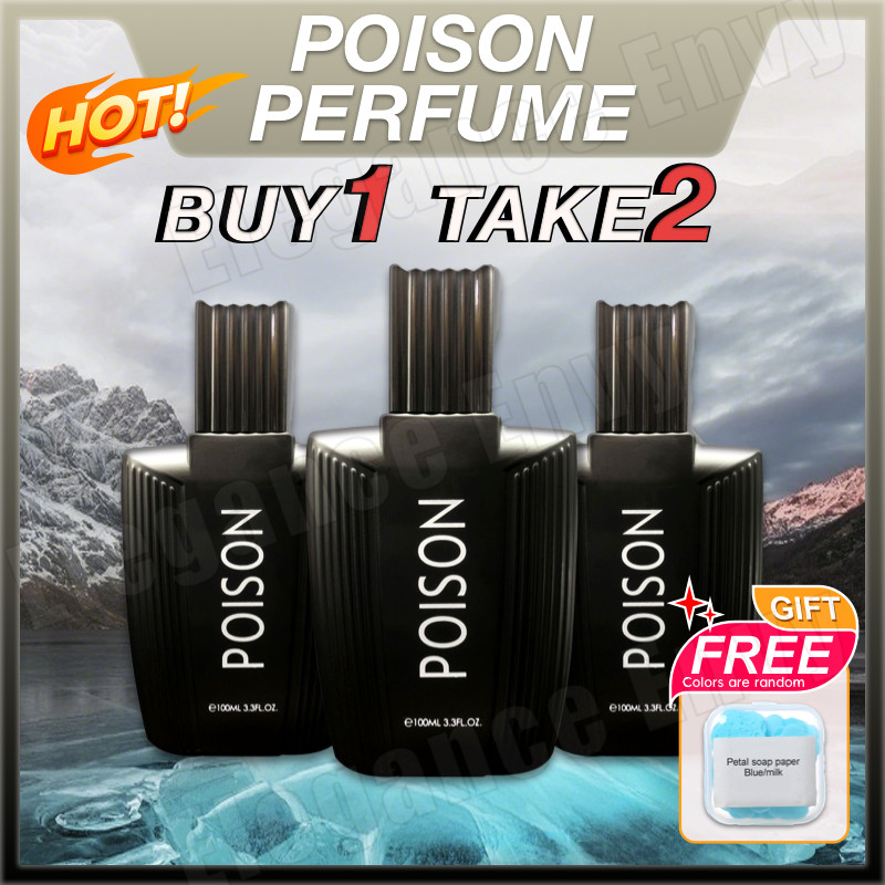【BUY1 TAKE2】 Poison Perfume for Men 100ML Long-Lasting Cologne Inspired ...