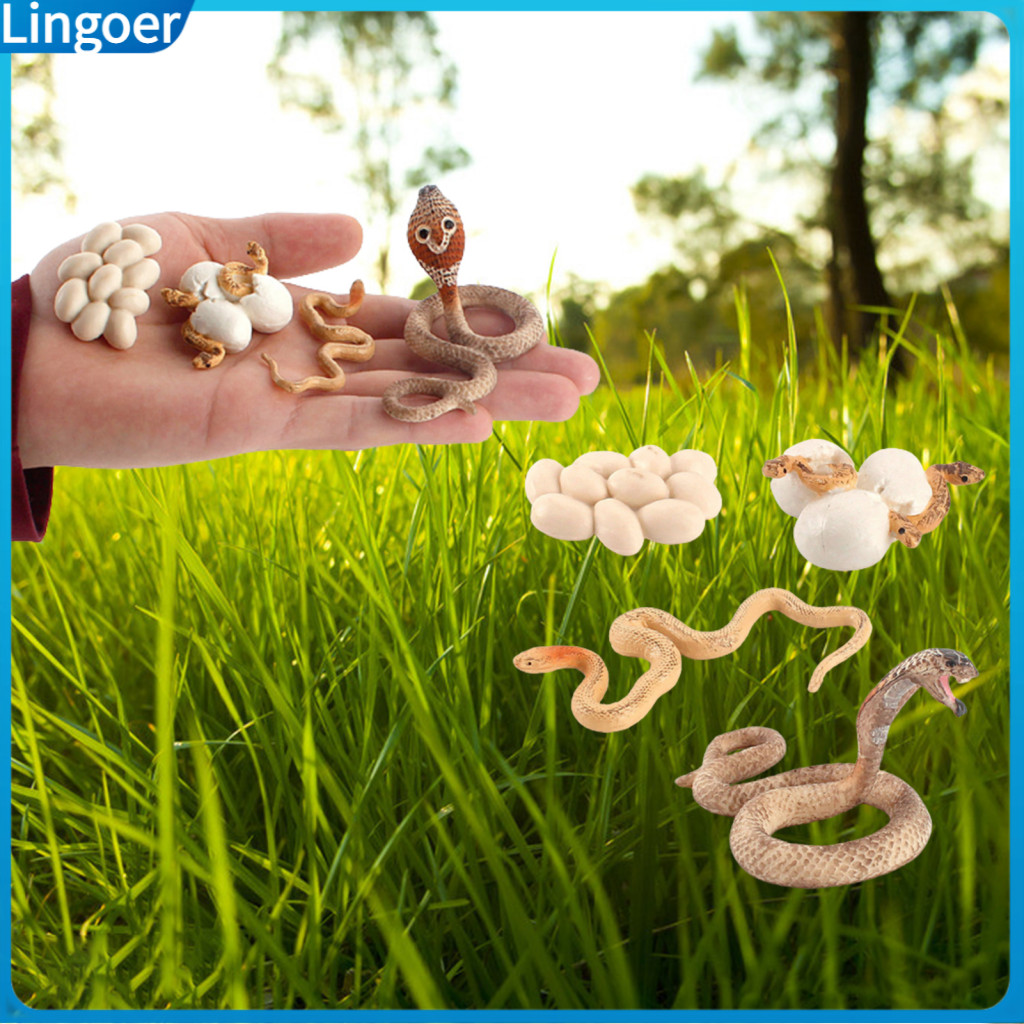 Lingoer| Harmless Cobra Toy for Home Boa Constrictor Snake Model ...