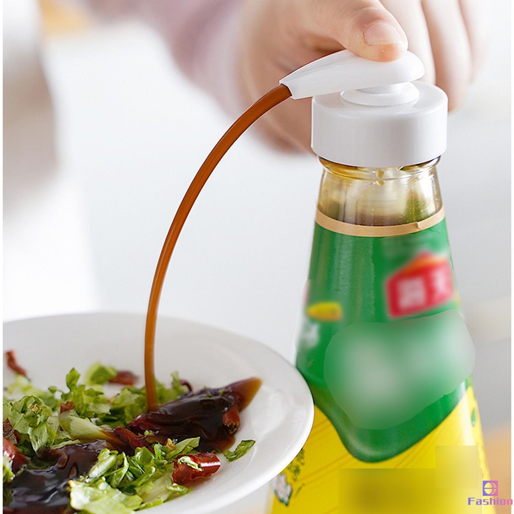 Oyster Sauce Squeezer Pump Bottle Mouth Squeezer Kitchen Tools for Oil Chili Tomato Soy Sauce ...