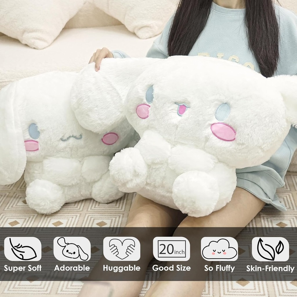 Juju Cinnamon Roll Plush (20 in) - Big Cinnamon Roll Plushies Kawaii ...