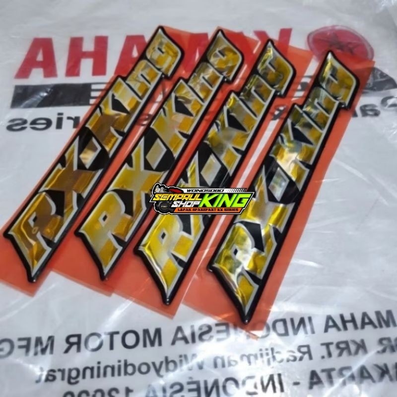 Original RX KING 2001 2002 Tank Emblem Logo Sticker | Shopee Philippines